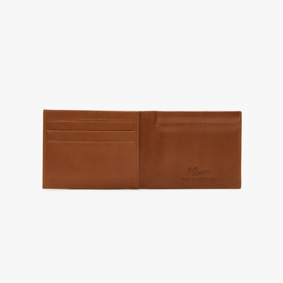 RM Williams Singleton Wallet With Coin Pouch - Tan - Carl Russell and Co