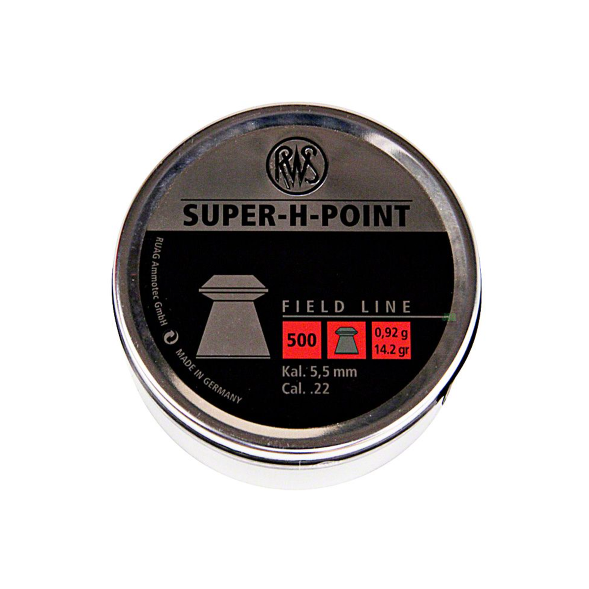 RWS Super H Point .22 Pellets x500 - Carl Russell and Co