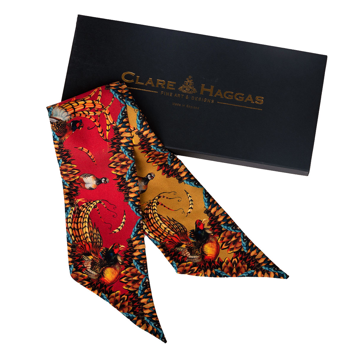 Clare Haggas Game Bird Twilly - Red & Gold - Carl Russell and Co