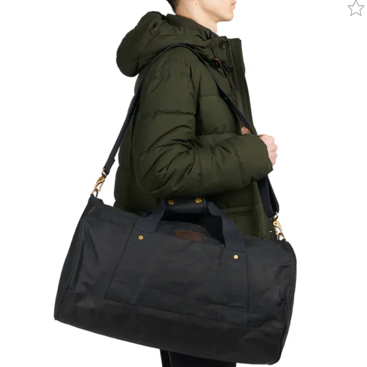 Barbour Explorer Wax Duffle Bag - Navy - Carl Russell and Co
