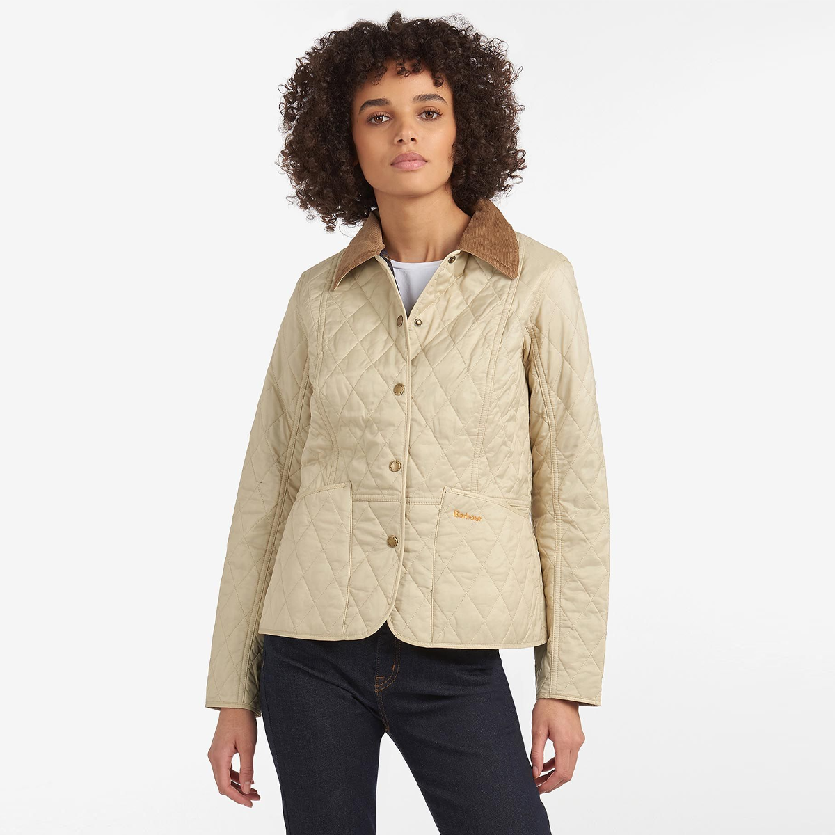 Barbour Summer Liddesdale Quilted Jacket - Pearl - Carl Russell and Co